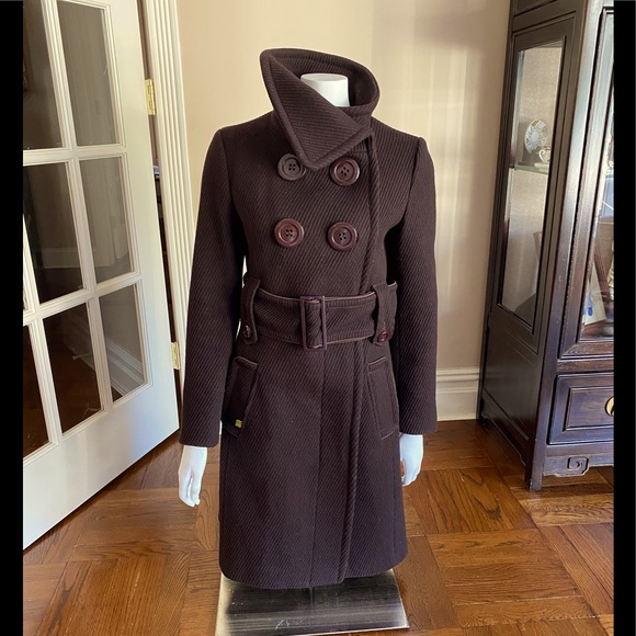 Soia & Kyo | Jackets & Coats | Soia Kyo Brown Merino Wool Coat | Poshmark